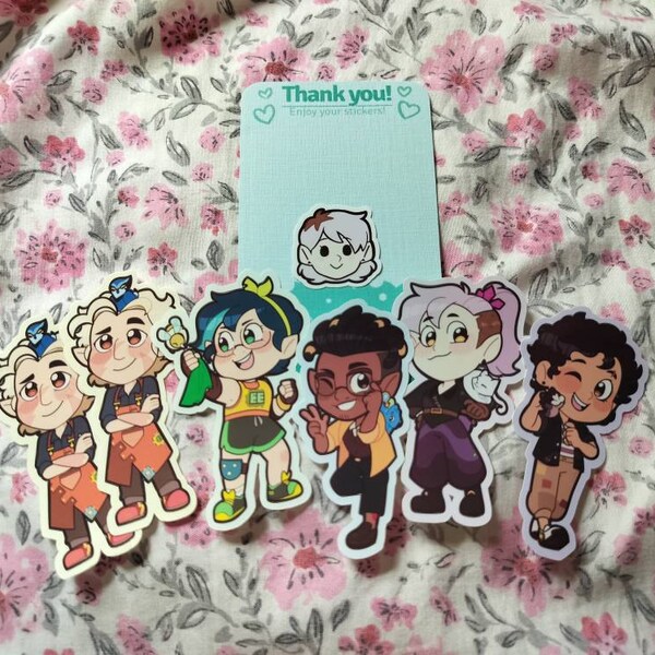 Epilogue Hexsquad Stickers — the Owl House Finale / SPOILERS - Etsy