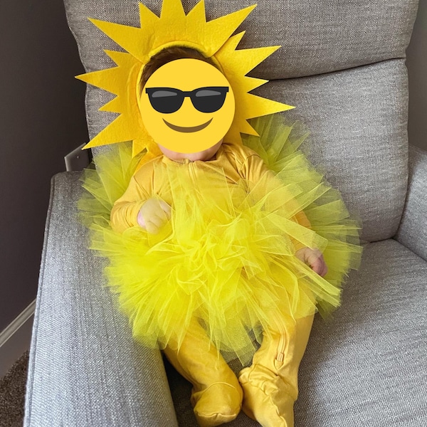 Sunshine Sun Rays Headband or Yellow Tutu Birthday Party Favors Kid ...