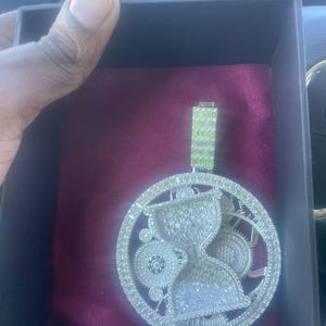 Custom BMF Pendant, Iced Out Pendant, Huge Three Letter Pendant ...