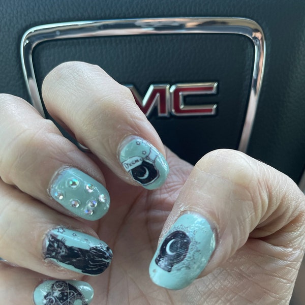 SPELLBOUND Nail Decal - Etsy