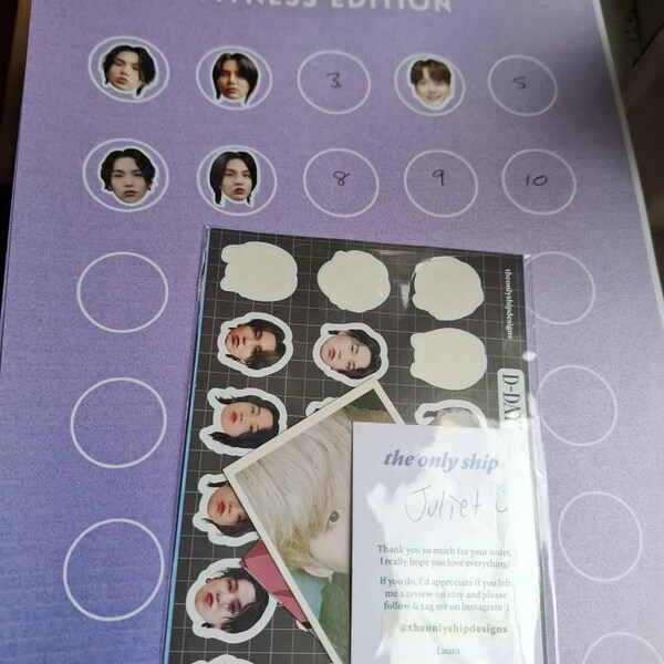 BTS RM LOST Sticker Sheet - Etsy