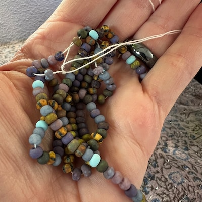 50 Czech Glass 4mm Textured Round Druks Bohemian Spacer Beads / Rustic ...