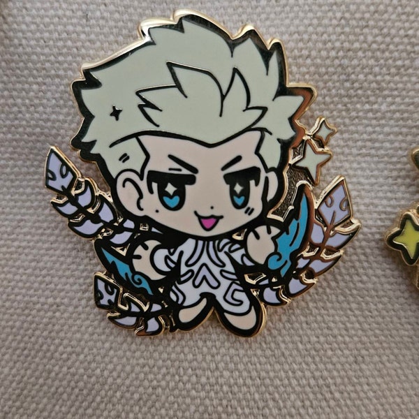 Trig Stampede Enamel Pins | Vash the Stampede, Nicholas Wolfwood ...