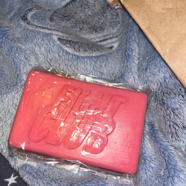 Fight Club Soap & Soap Dish Set - Handmade Soap Gift Set With Resin ...