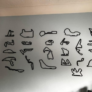 Formula 1 Circuits Collection Mini Series. the Complete Set - Etsy