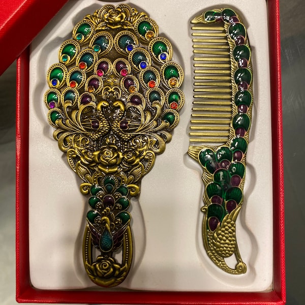 Ochun Oshun Yalorde Mirror/espejo and Comb/piene Santeria Osha Santo - Etsy