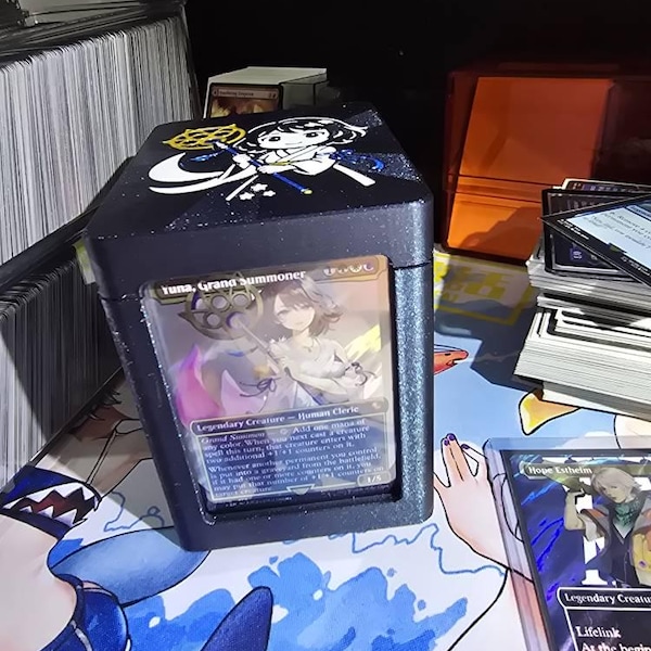 Sliver / Eldrazi Themed Commander Deckbox With Toploader for MTG (magic ...