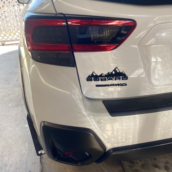 Mountain Badge Decal for Subaru, Decal for Crosstrek, Crosstrek Badge ...