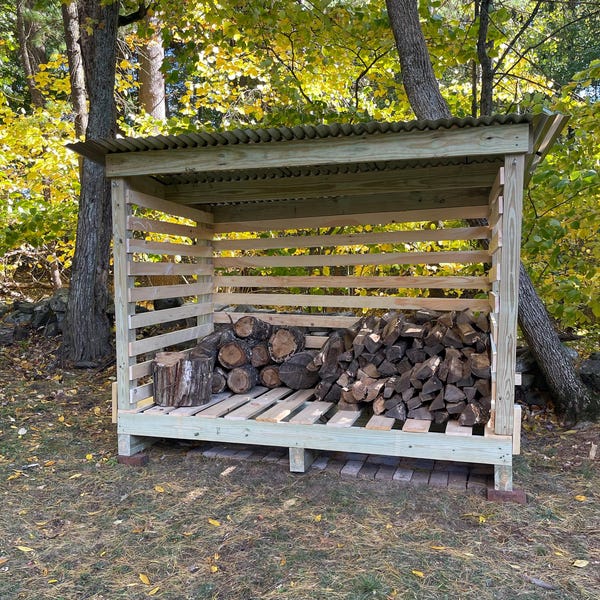 DIY Firewood Holder, an Easy Build Plan for Your Firewood Rack - Etsy