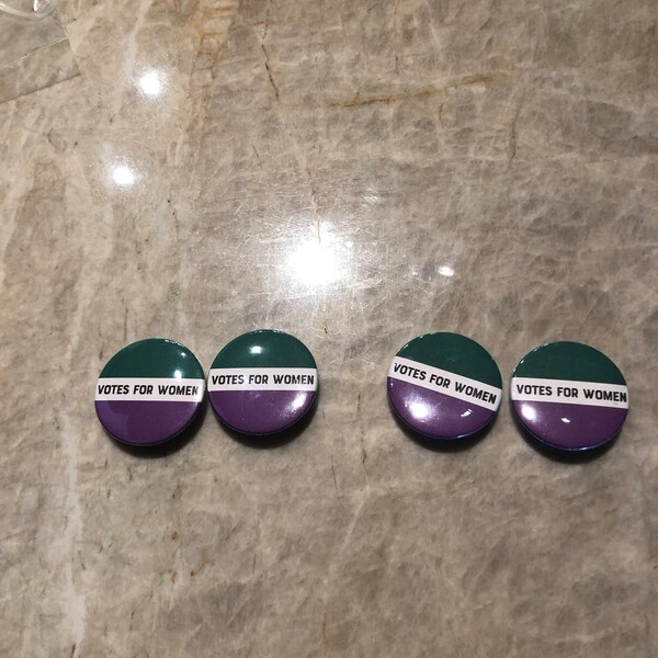 Votes for Women Suffragist Suffragette Button Badge, Fridge Magnet or ...