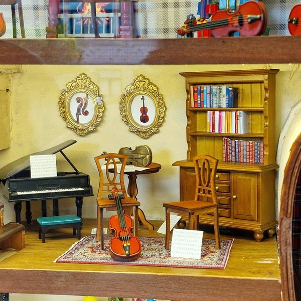 Outdoor Garden Furniture Kit 5 Pieces 1:12 Scale Miniature DIY KIT ...