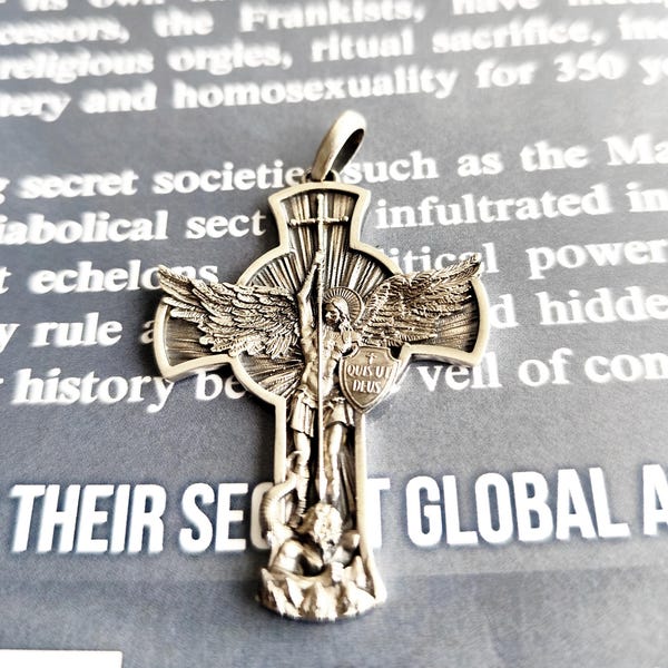 Personalized Archangel Saint Michael Necklace, Orthodox Shield ...