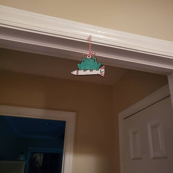 Missile Toad Christmas Ornament, Missletoad, Mistletoe, Cute, Funny ...