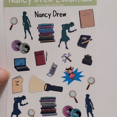 Nancy Drew Stickers Aesthetic Stickers Laptop Stickers Notebook ...