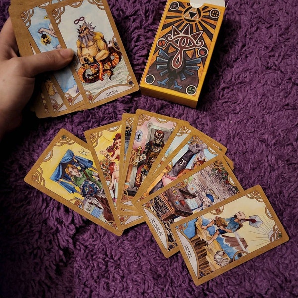 Legend of Zelda Tarot Card Deck - 79 Cards Major and Minor Arcana ...