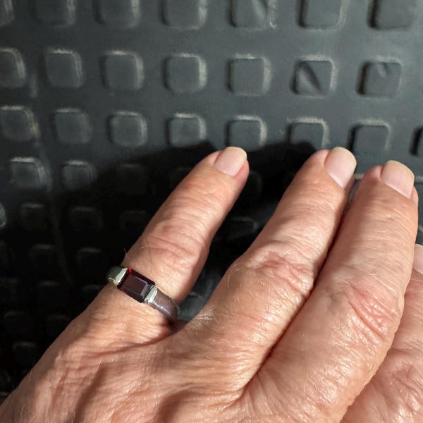 Lindy Star Sapphire Gemstone Ring for Men's Cocktail Ring, 925 Sterling ...