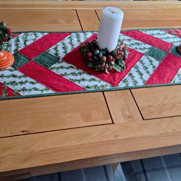 Christmas Table Runner Pattern - Etsy