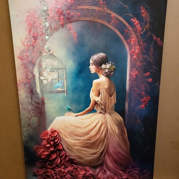 Oriental Aesthetics Geisha Bird Patterns & Floral Digital Download Set ...