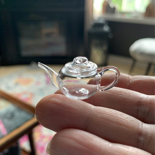 Miniature Glass Vase Hand Blown Glass Tabletop Miniatures - Etsy