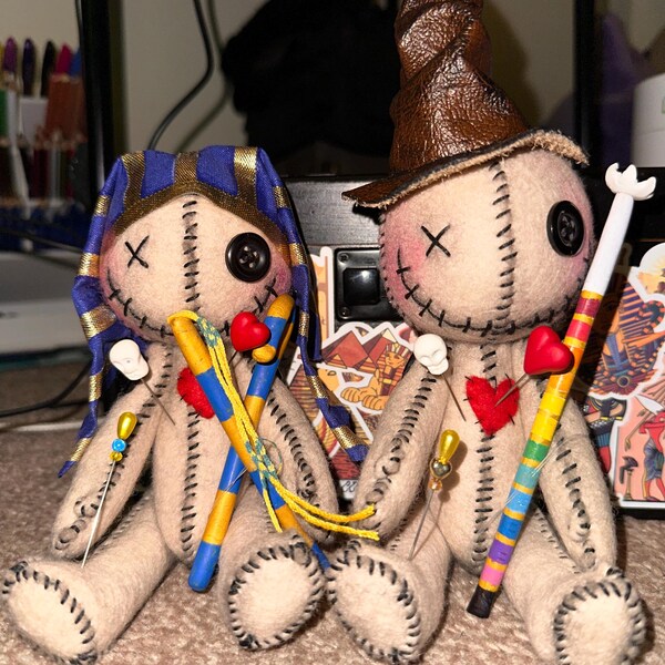 Voodoo Doll With Top Hat and Voodoo Pins. is Anyone Brave Enough to ...