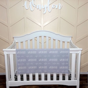 Custom Wood Name Sign for Nursery Girl Boy Over Crib Sign - Etsy