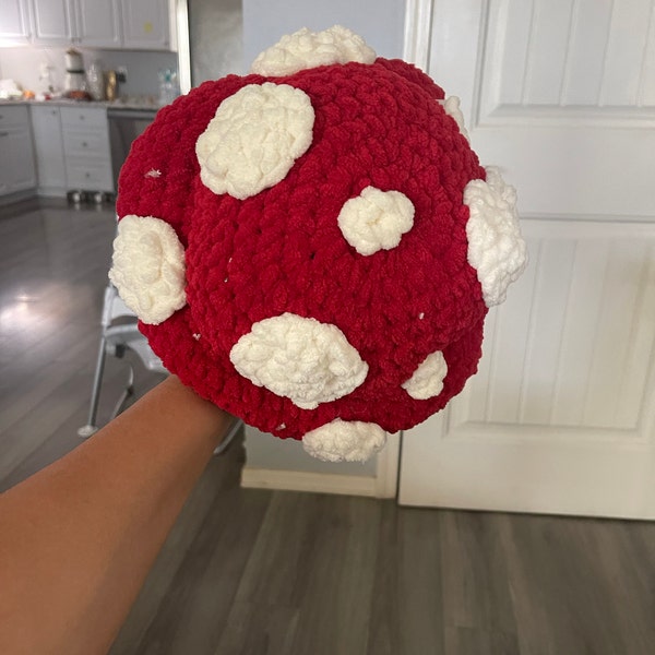 Giant Mushroom Crochet Pattern PDF Jumbo Plush Mushroom Pattern Large ...