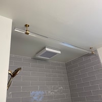 Rectangular Brass Curtain Rings for Lucite Curtain Rod, Brass Rectangle ...