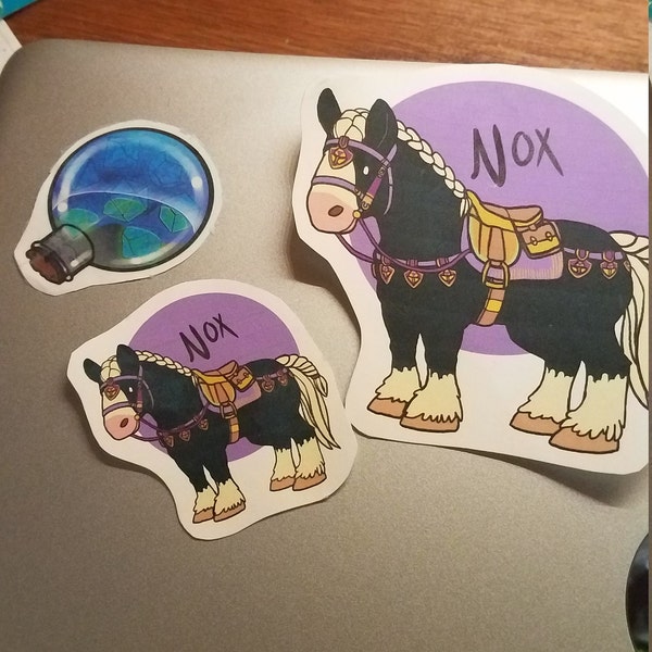 Custom Botw/totk Cartoon Horse Sticker- Personalized Steed - Etsy Canada