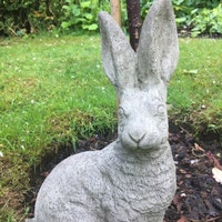 Stone Garden Large Traditional Hare Detailed Garden Ornament - Etsy UK