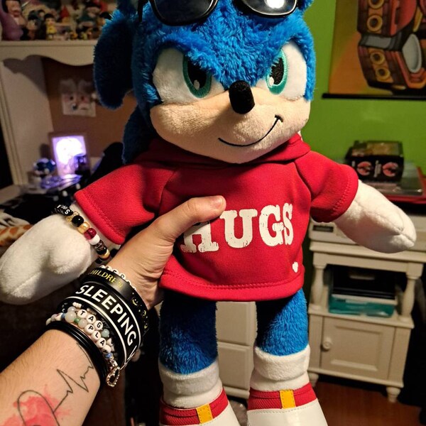 Sonic and Shadow the Hedgehog and Tails Kandi Necklace - Etsy