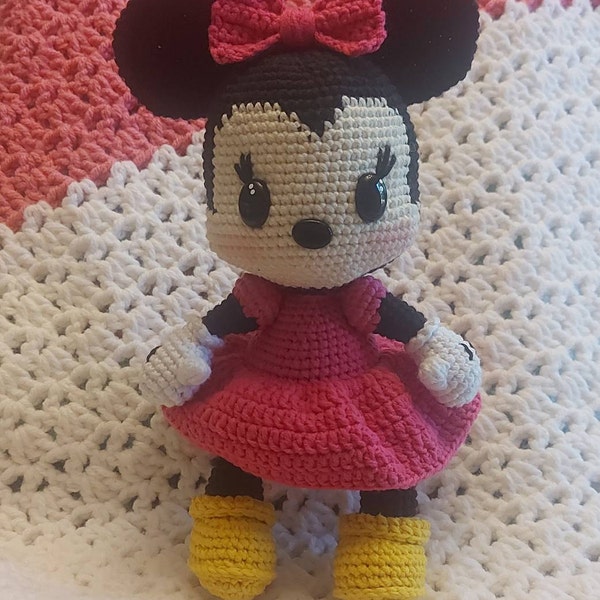 Mickey and Minnie Mouse Large Size English Pattern - Etsy