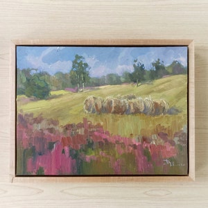 Natural Wood Floating Frame Available in Maple Walnut - Etsy