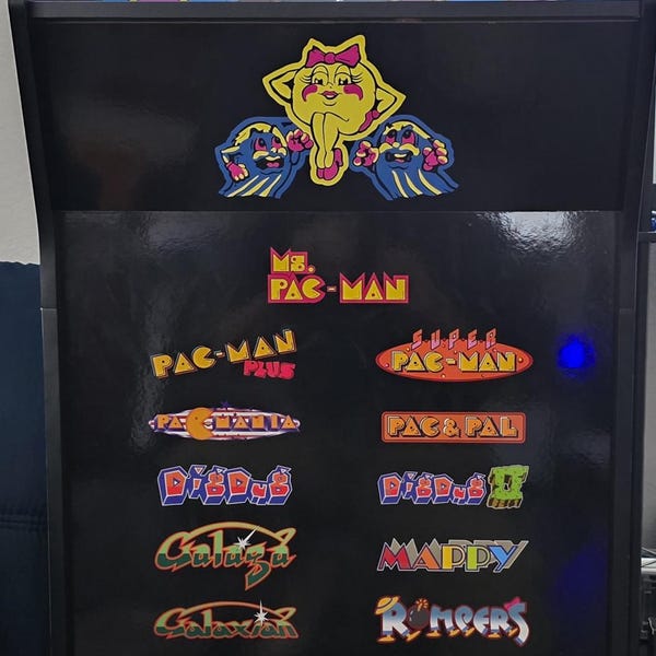 Arcade 1up Cabinet Riser Graphics Decals Stickers - Etsy