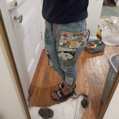 All SIZES High Waist Destroyed Boyfriend Jeans Distressed and Totally ...