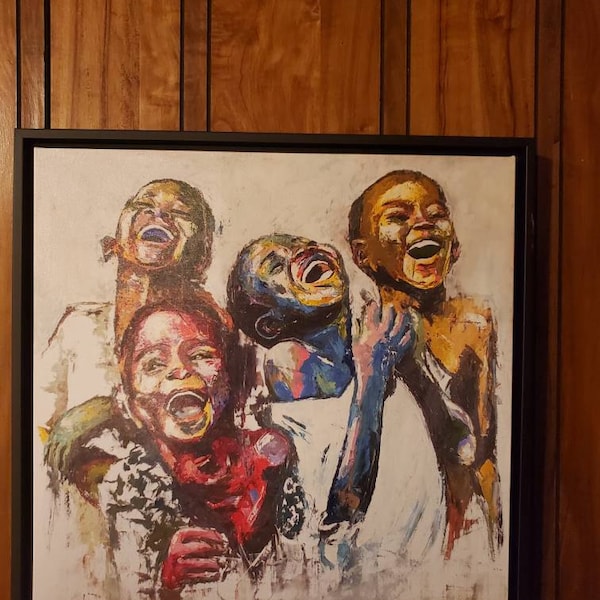 Happy Children Art Print by Shai Yossef: African Kids Portrait - Etsy