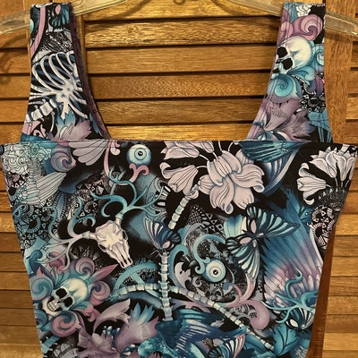 Black Wicked Eve Haunted House Large Fabric Panel 24 in X 44in by ...