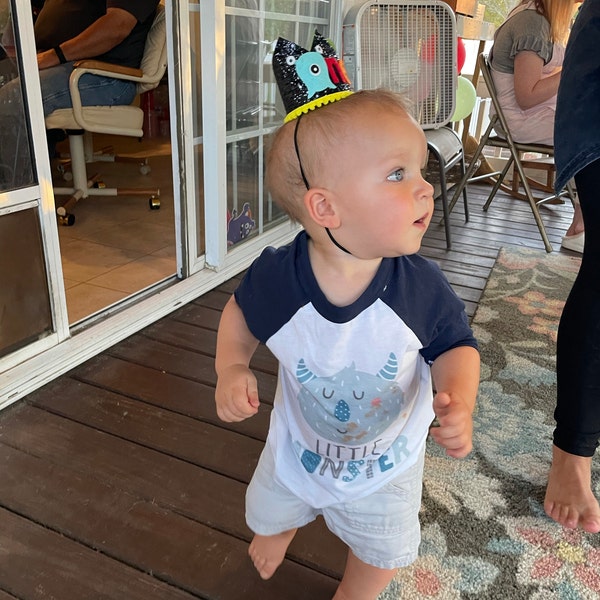 Monster Birthday Crown, Monster Birthday Party, Monster Party Hat ...