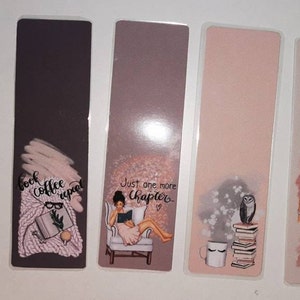 Reading Books With Quotes Printable Bookmarks, 5 Designs, Print on to ...