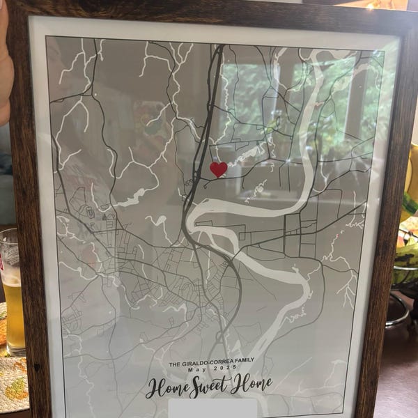 Personalized Family Gift, Long Distance Gift, Custom Family Map States ...