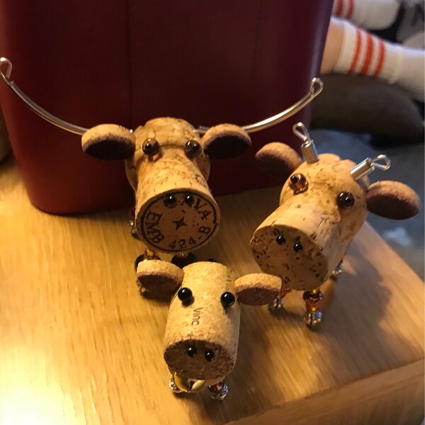 Cow and Baby, Brown Cow Decor, Cow Baby Gift, Baby Cow Decor, Cow Baby ...