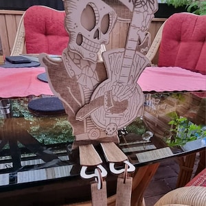 Hillbilly Skeleton Band Figurines: Ideal Gift for Music Lovers - Etsy