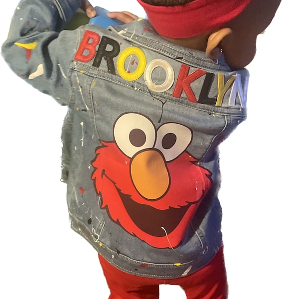 Elmo Sesame Street Jacket, Custom Elmo Jacket Elmo Matching Shirts ...