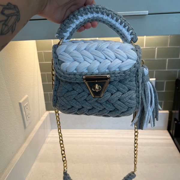 Crochet Raffia Oyster Shell Bag Pearly Mussel Crossbody Bag Knitted ...