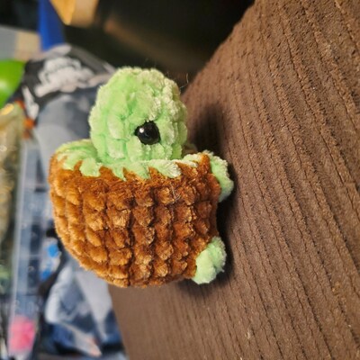 Pop It Turtle, NO SEW, Crochet Pop It Turtle, Crochet Pattern, Pocket ...