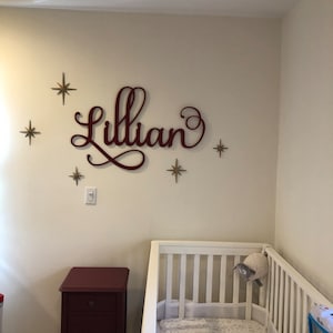 Name Sign Cutout Wall Decor Letters Wall Hanging Custom - Etsy