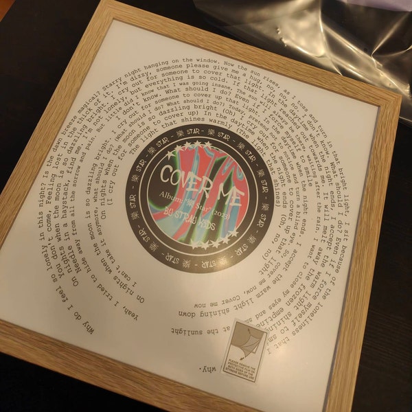 Stray Kids 樂-STAR comflex Lyric Wall Print Rock Star Album Megaverse ...