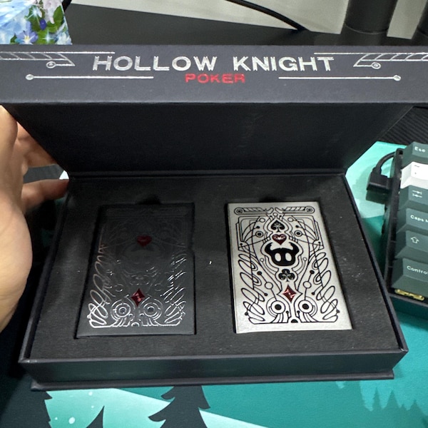 Hollow Knight Inspired Playing Card Deck 54 Poker Size Cards Fan Made ...