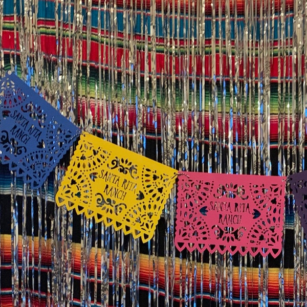 Mexican Fiesta Bunting Banner SVG Papel Picado Svg Cinco De Mayo Svg ...