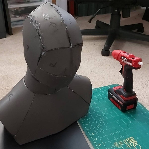 DIY Mannequin Bust Head EVA Foam Template - Etsy