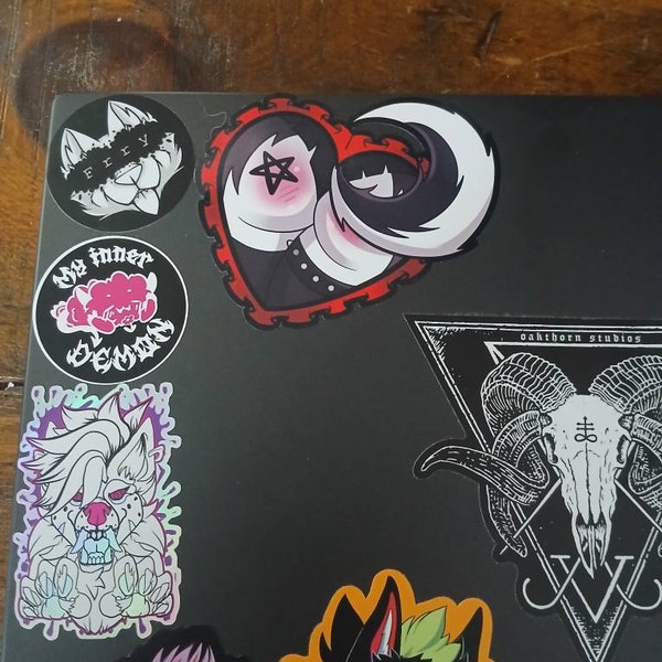 Loona Helluva Boss Booty Heart Sticker Etsy